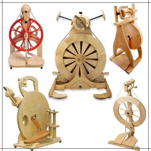 the Fiber Flock: Spinning Wheels