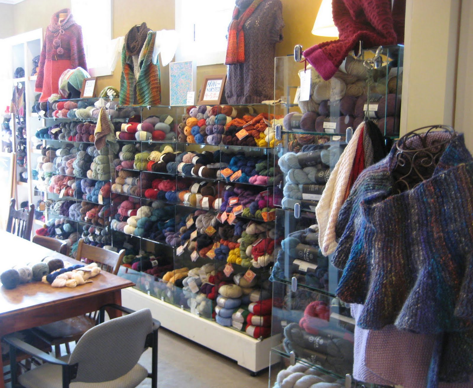 Robin Ulrich Studio: Knitting with Friends, Yarn Shop Review & Recipe