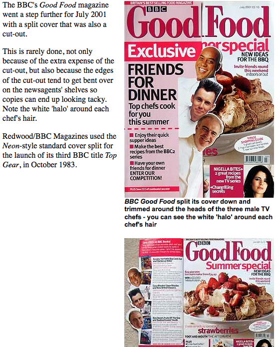 Design Context: Magazine Front Covers: Special Effects