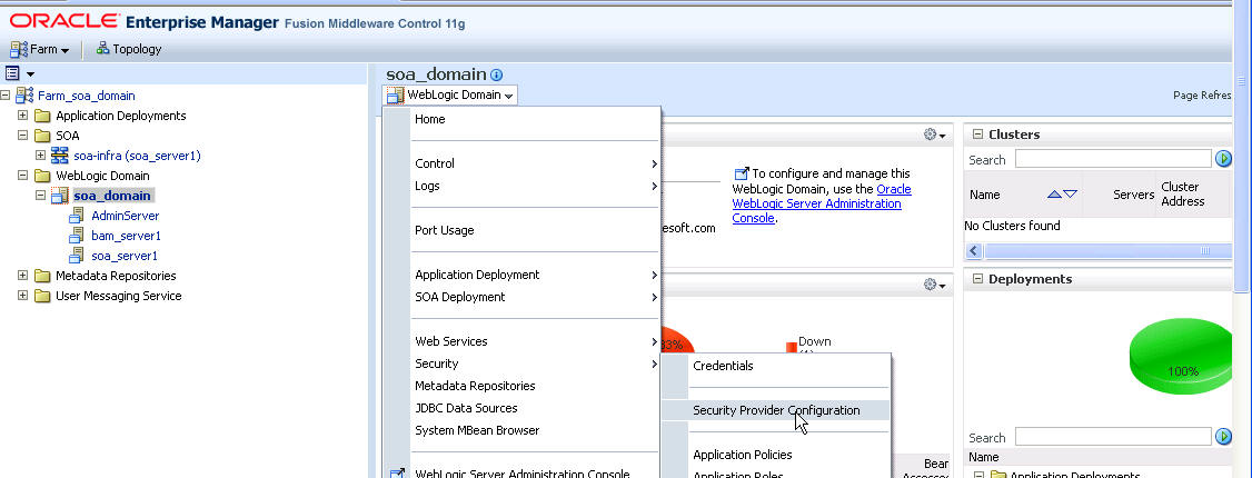 PeopleSoft/Oracle SOA Blog: PeopleSoft integration with OWSM (Oracle Web Service Manager)