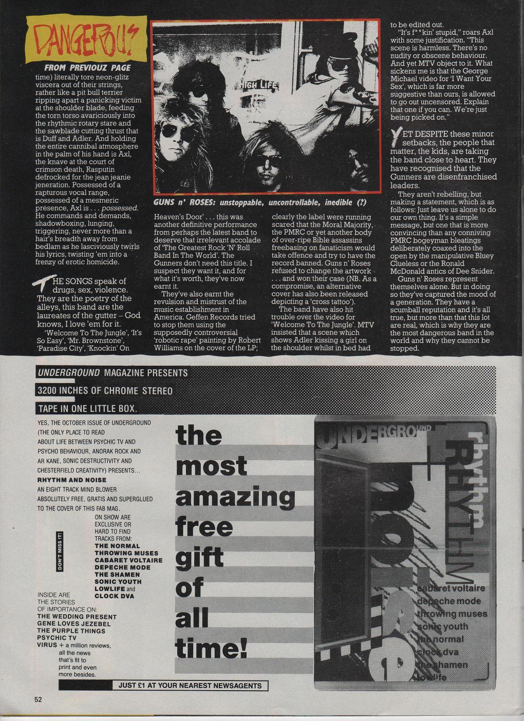 Klassic Kerrang Interviews: Guns N' Roses, October 1987