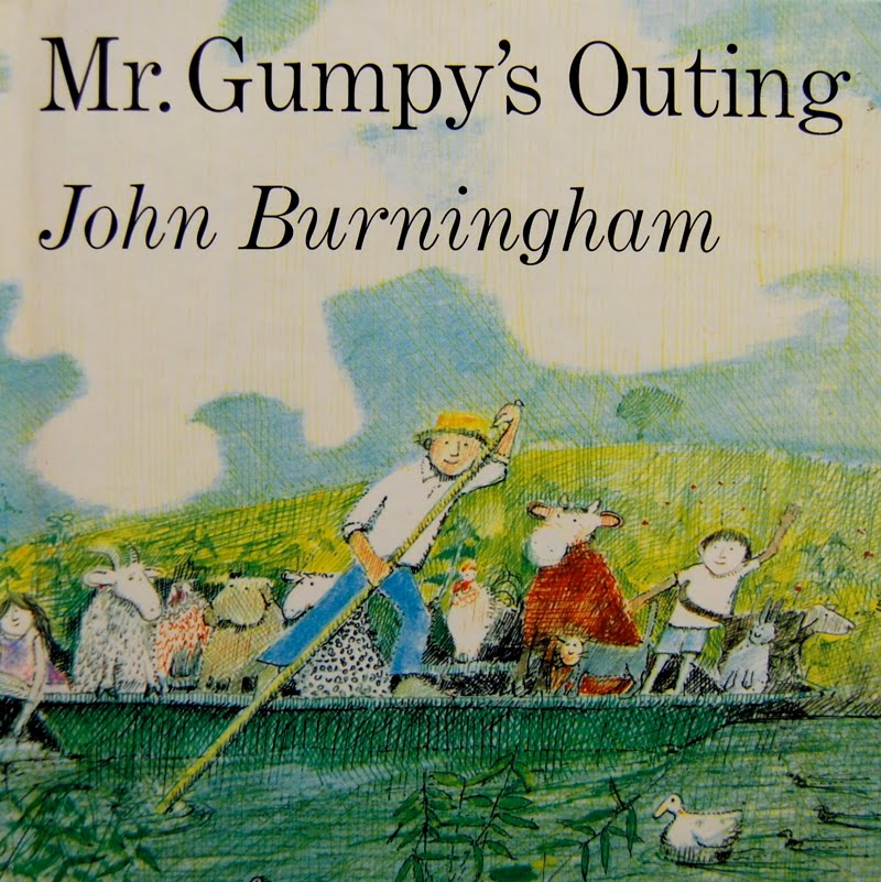 Vintage Kids' Books My Kid Loves: Great Monday Give: Mr. Gumpy's Outing