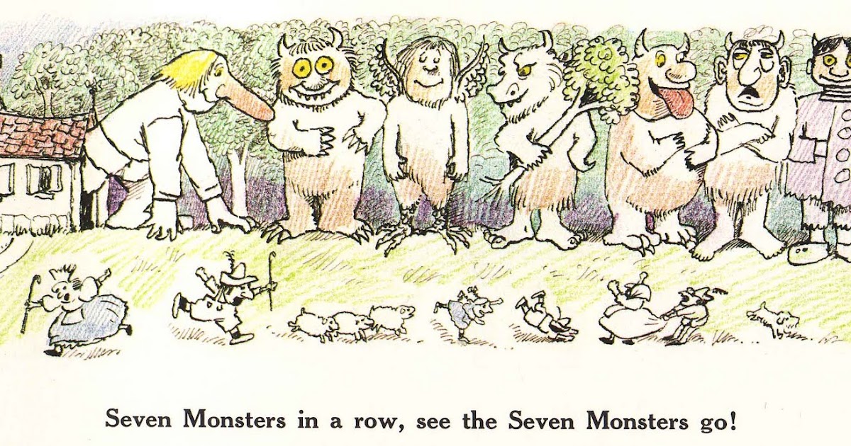 Vintage Kids' Books My Kid Loves: Seven Little Monsters