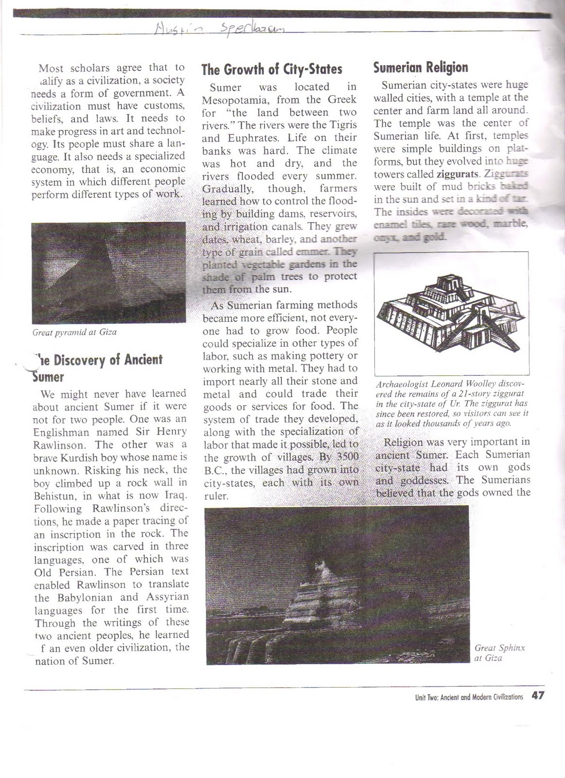 6th Grade Topics Ancient Egypt Sumer 6th-grade-topics-ancient-egypt-sumer