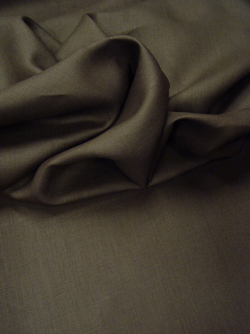 Tissus Lin: Fine toile de Lin - 5393 - Chocolat