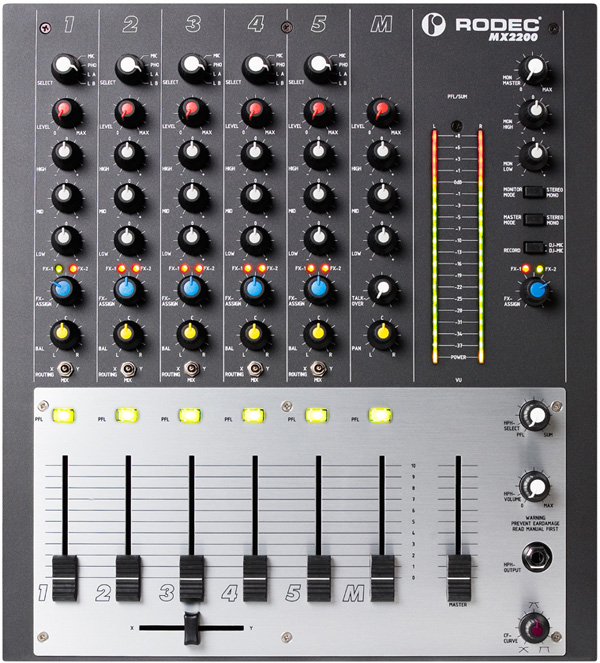 Rodec MX2200 Professional Performance Mixer |ZeSoundSuite Dot Com