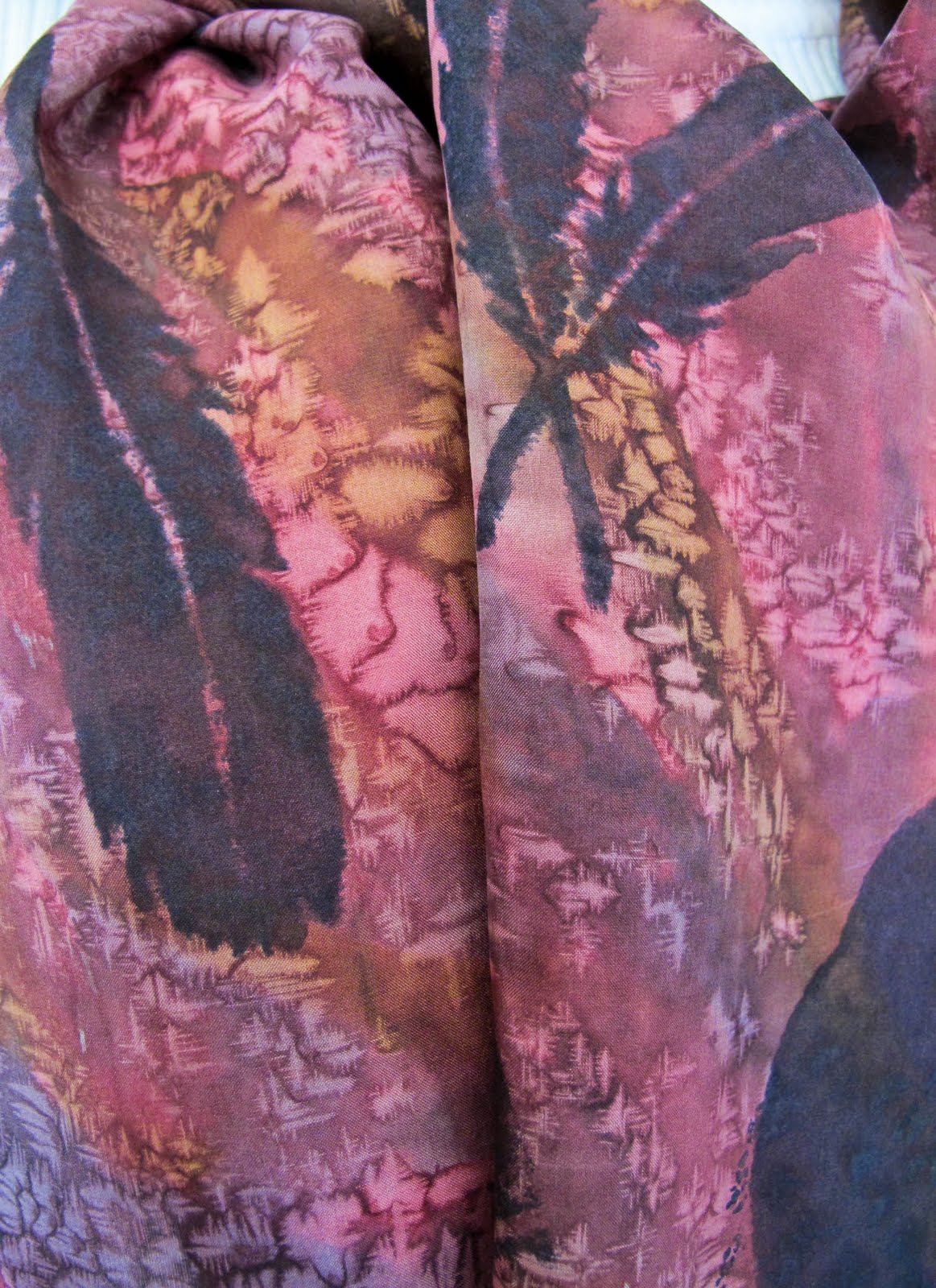 Linda Marcille, Fine Art ~ Crow House Studio: Hand Screen Printed Silk ...