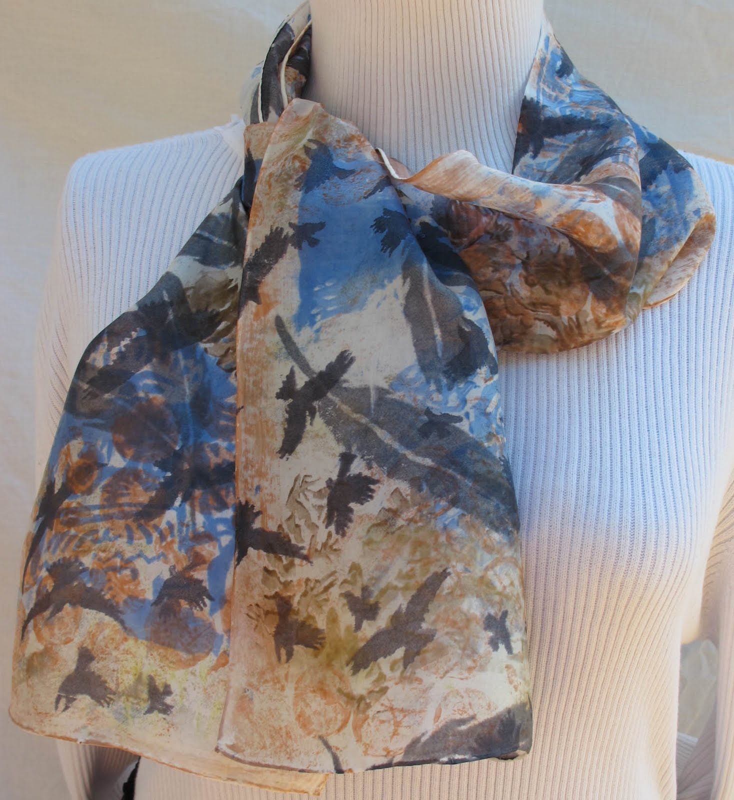 Linda Marcille, Fine Art ~ Crow House Studio: Hand Screen Printed Silk ...