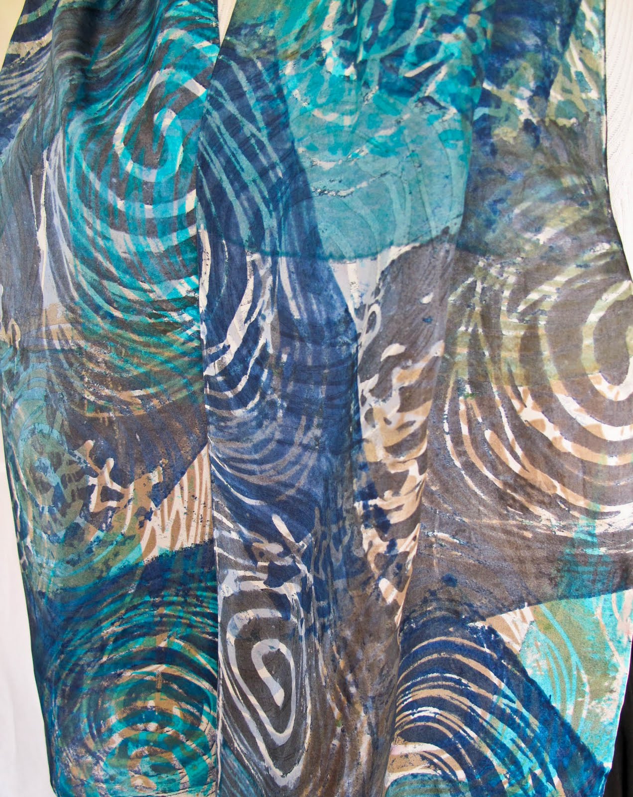 Linda Marcille, Fine Art ~ Crow House Studio: Hand Screen Printed Silk ...