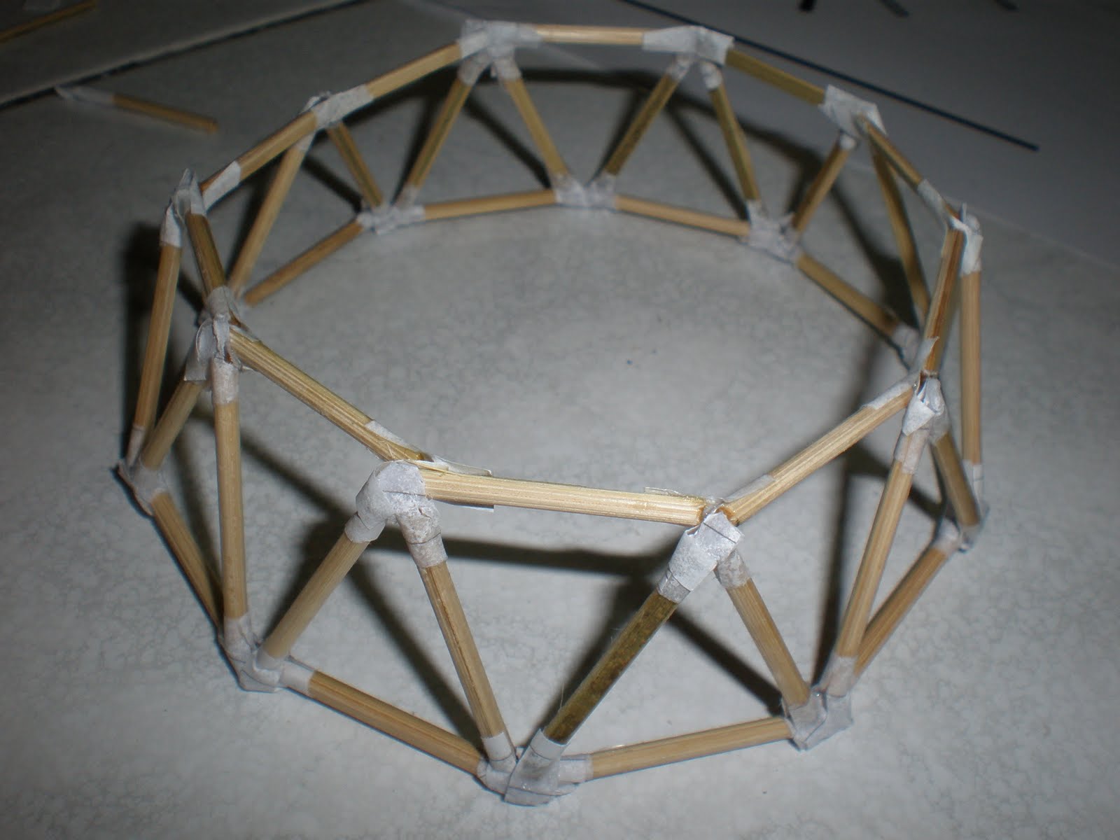 PERTAMAX: GEODESIC DOME USING BAMBOO SATAY STICK 2V