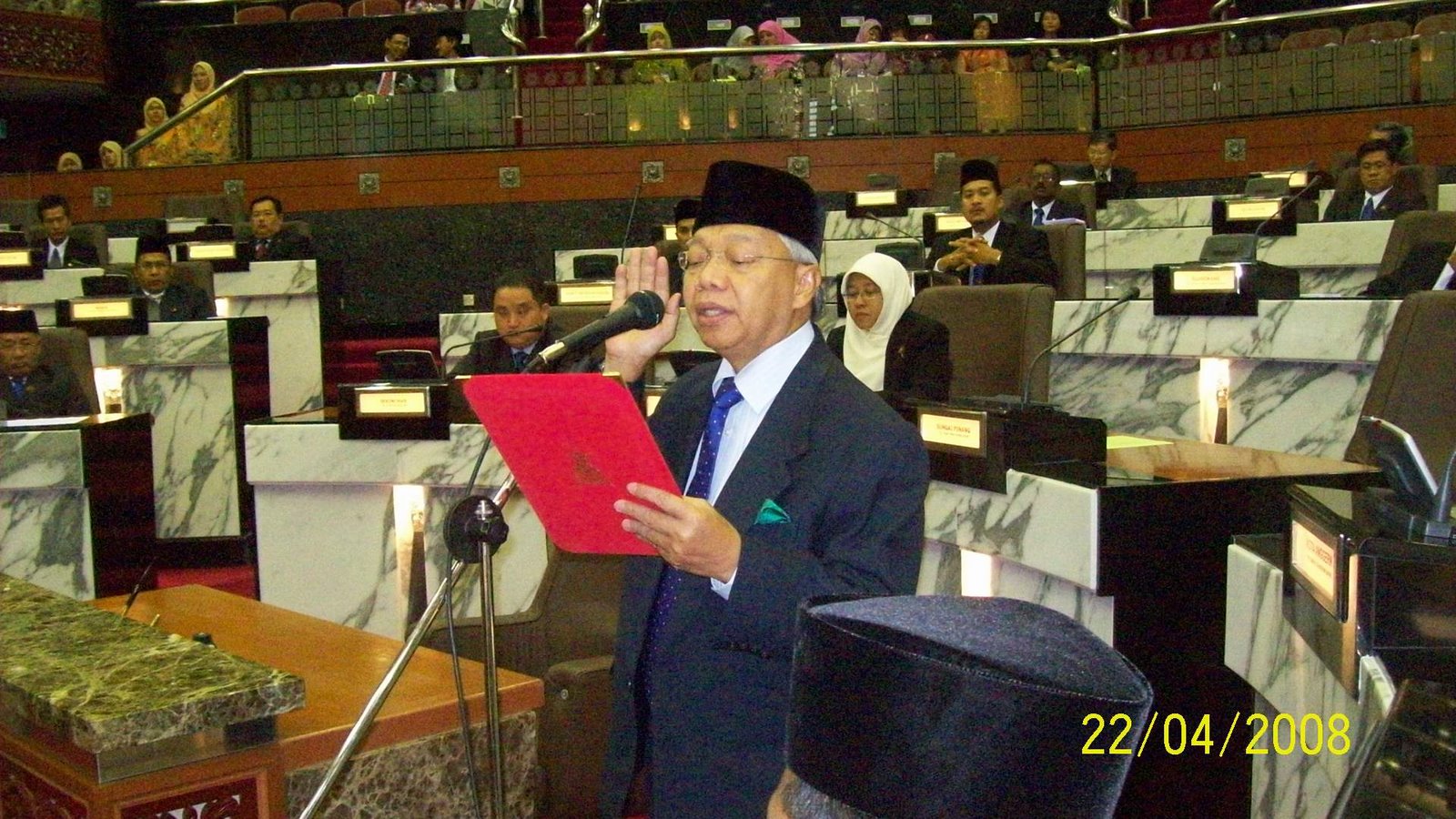 Aktiviti pada 22/04/08: Mesyuarat Pertama Penggal Pertama DUN ke 12 ...