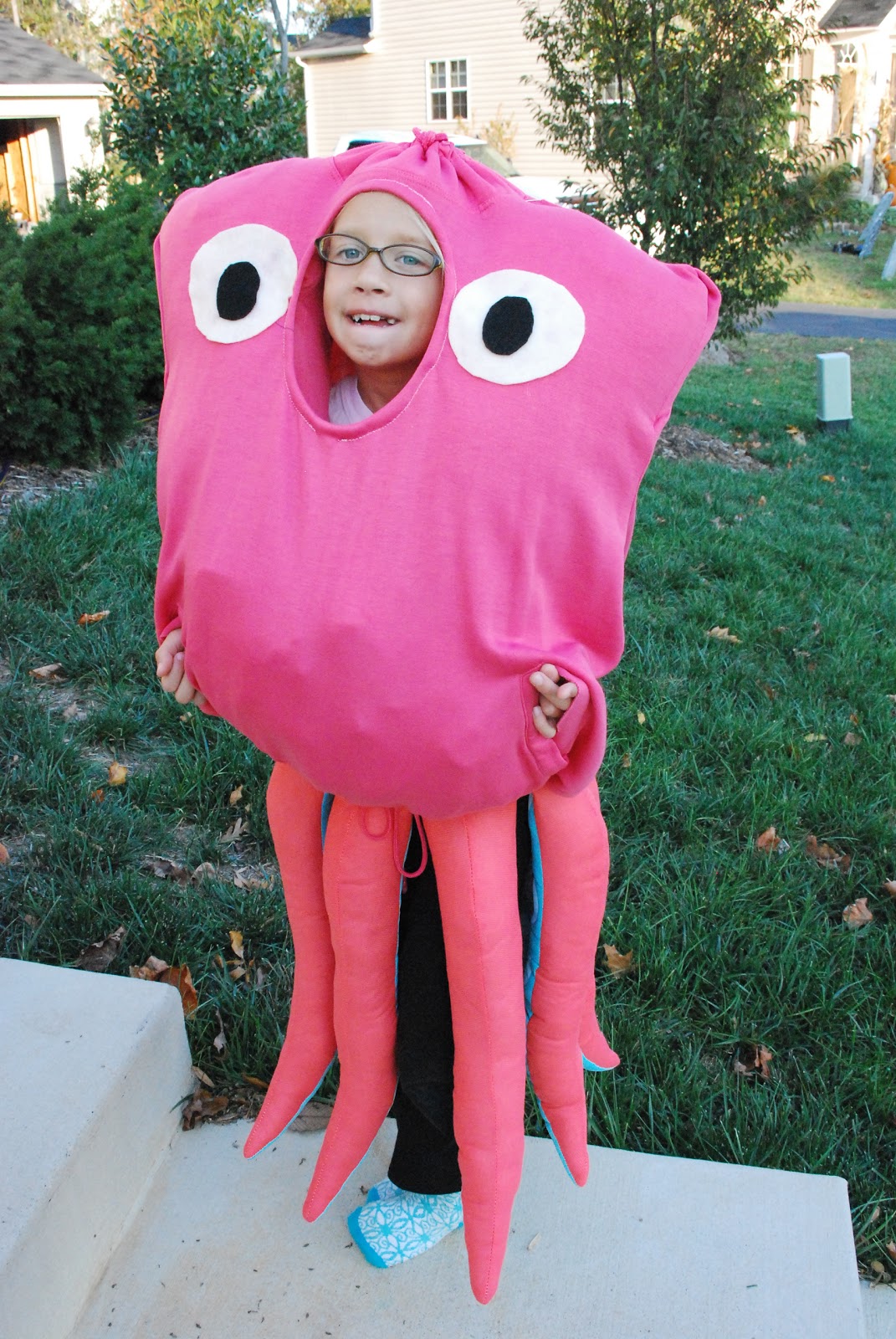 Olivia's Octopus Costume and Leah the Bee