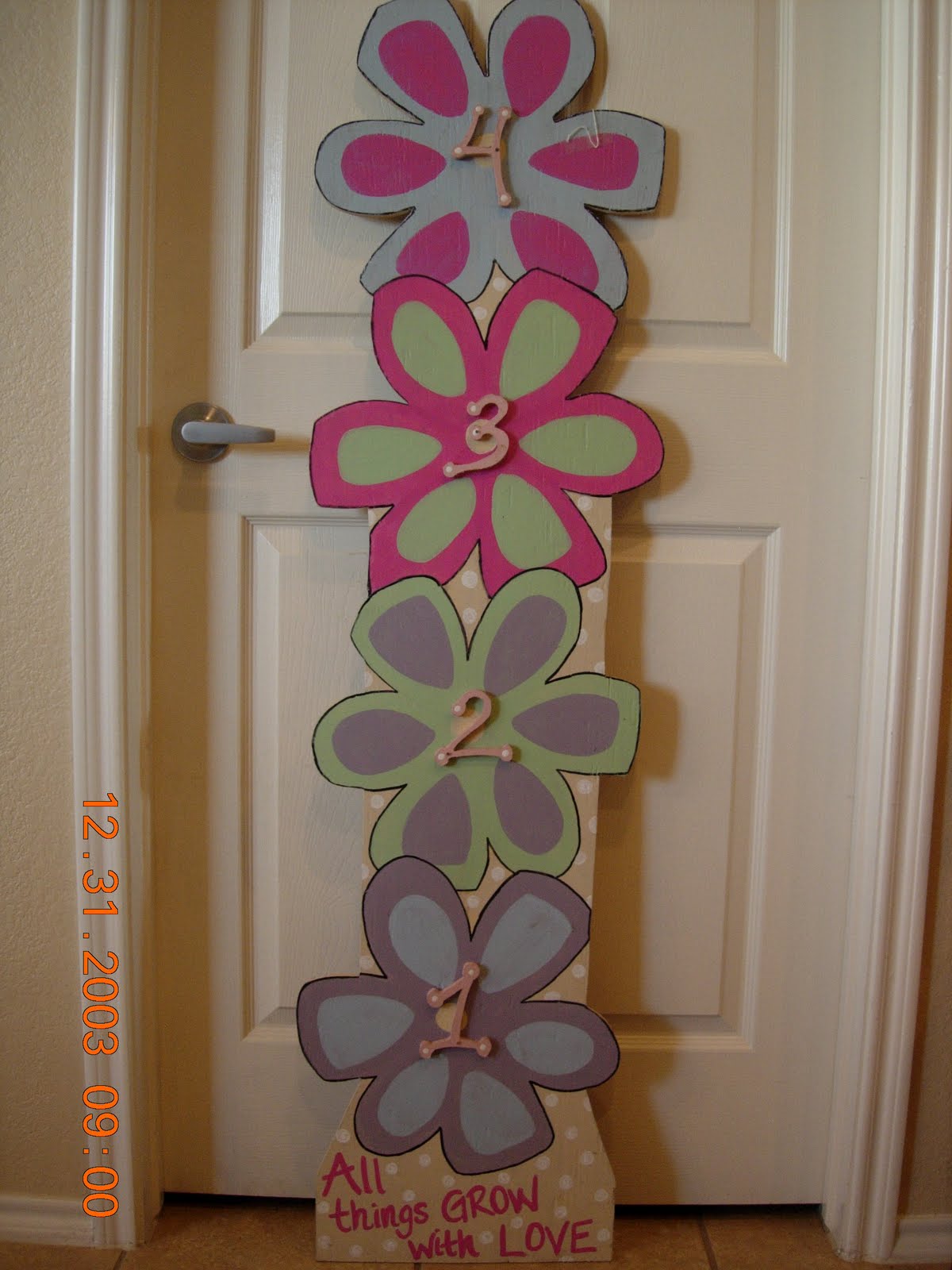 ABC & Designs: Custom Made Height Measuring Boards