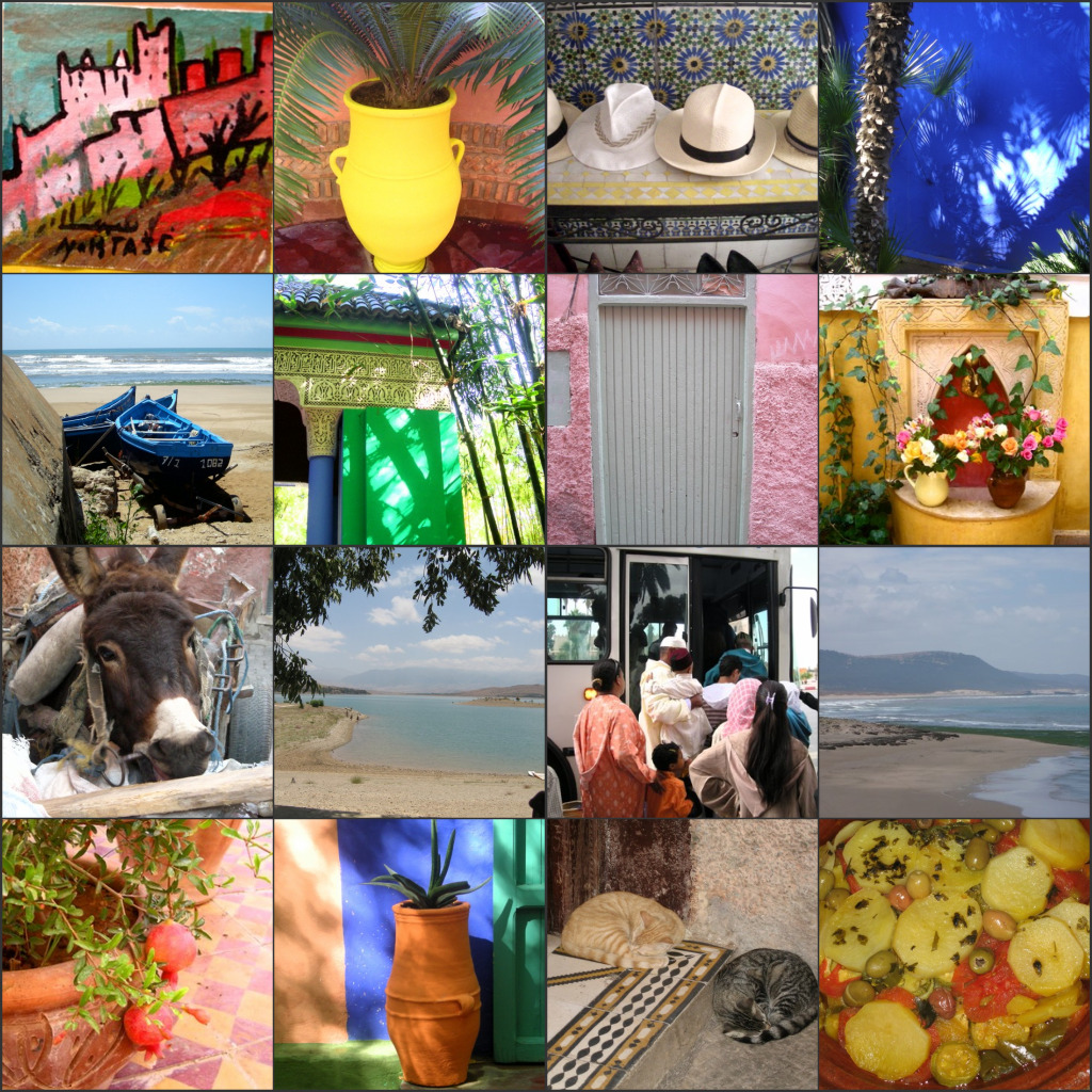 The House in Marrakesh: Collage/ Memory