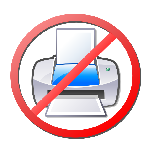 Δε μπορώ να τυπώσω. Τι φταίει;