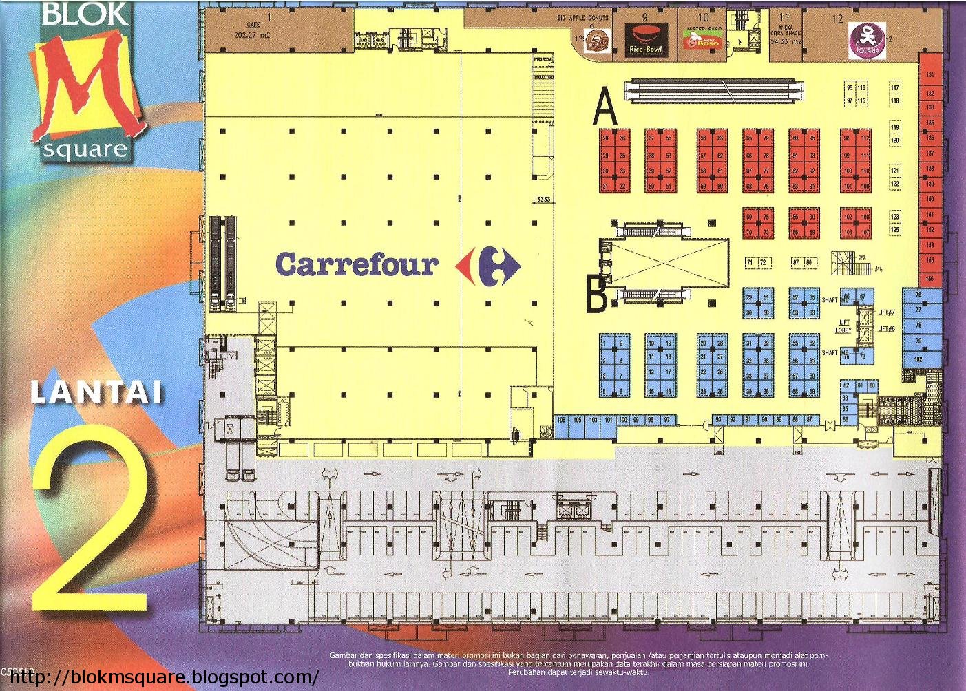 Blok M Square: Lantai 1 Blok M Square