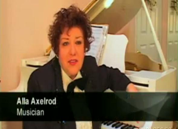 Jewish Humor Central: Meet Alla Axelrod, Pianist and Satirist, Singing ...