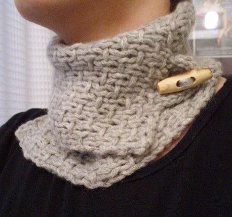 Receita de Tricô: Gola cachecol em trico