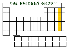 Periodic Table of Elements: HALOGENS
