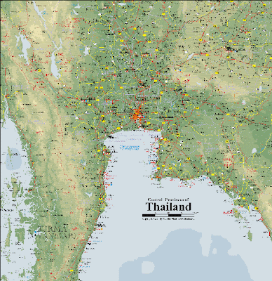 Maps of Thailand