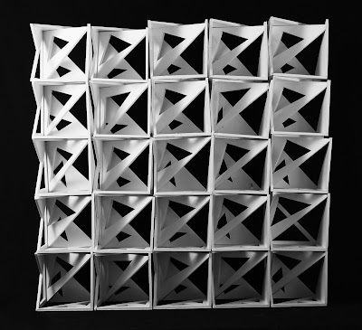 hollyrose: Deconstructed Cube Wall