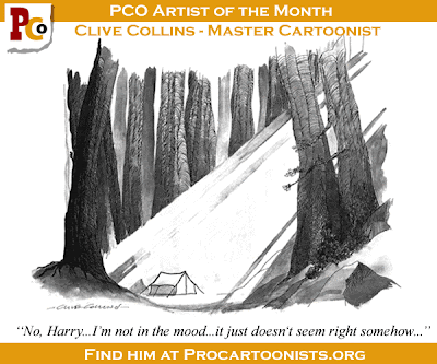 Clive Collins | Professional Cartoonists' Organisation UK