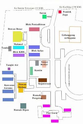 PETA SEKOLAH SMK SIMUNJAN NO.1