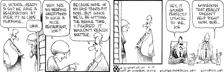 The Comics Section: Non Sequitur: You look like an idiot!