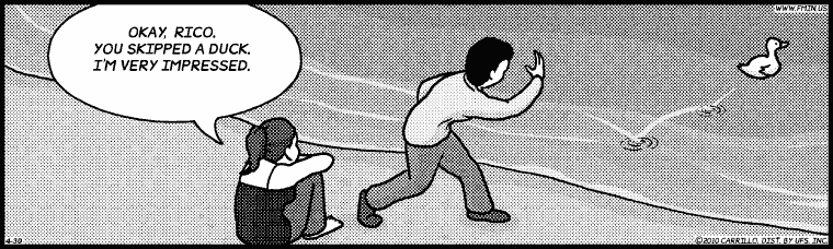 The Comics Section: F Minus and Close to Home: Okay, Rico. You skipped ...