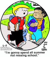 The Comics Section: Family Circus: I'm gonna spend all summer not ...