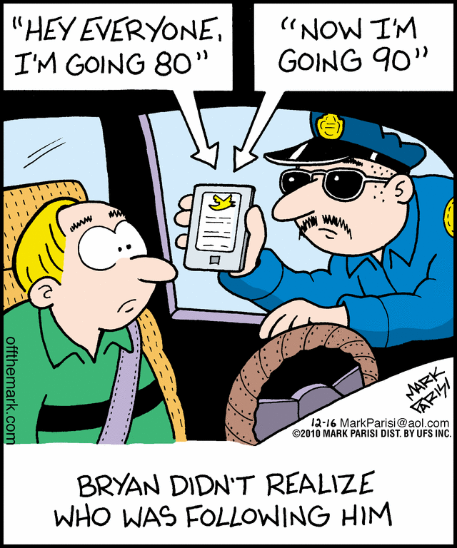 The Comics Section: Off the Mark: Bryan didn't realize who was ...