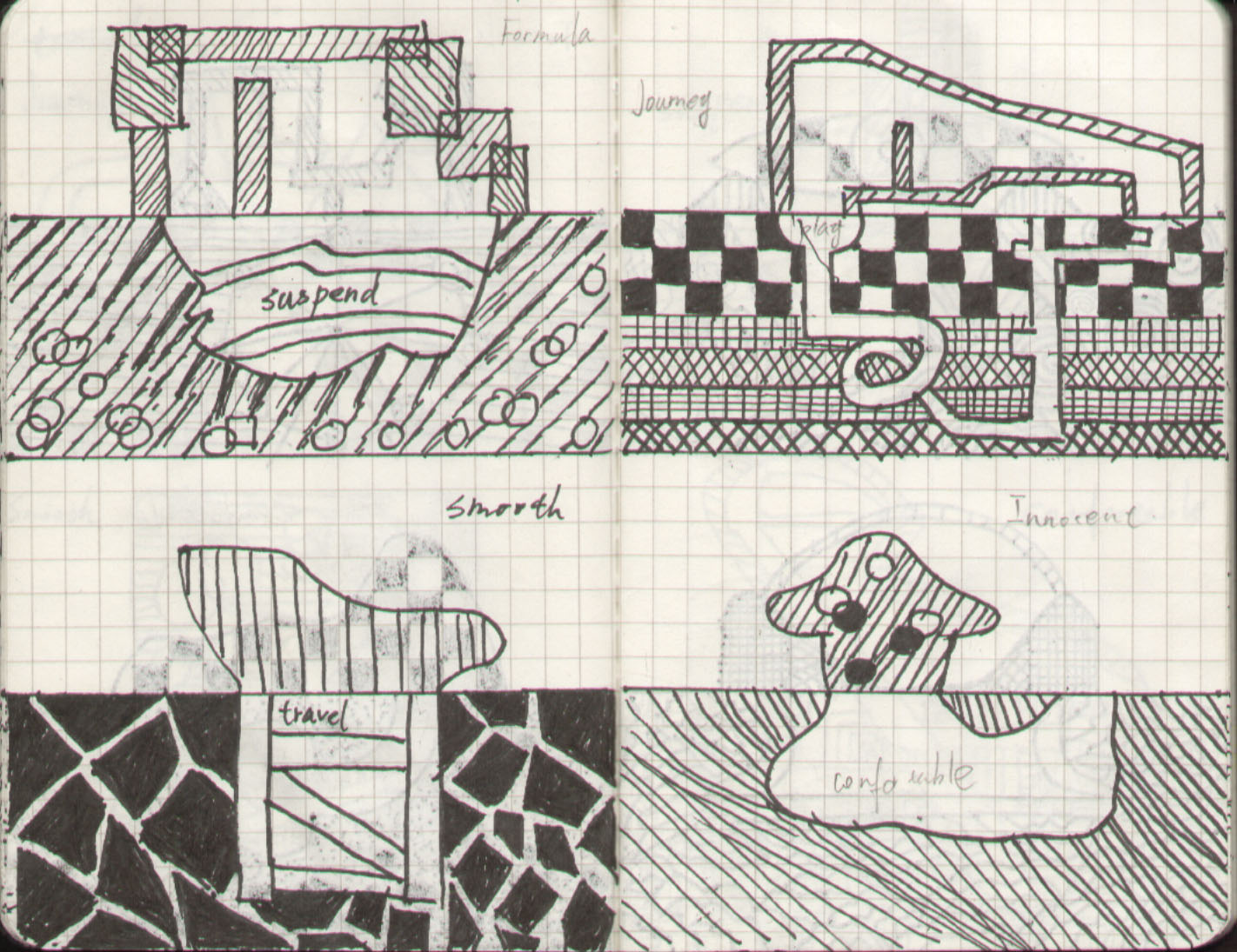 JUNLIN CHEN: 18 sketch sections