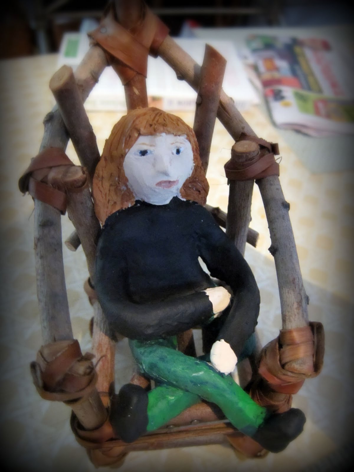 Art is Basic-- Art Teacher Blog: Clay Figures