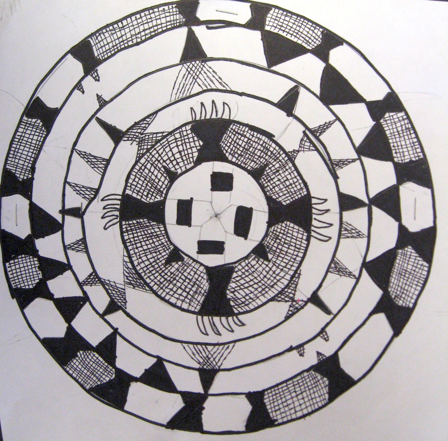 Art is Basic-- Art Teacher Blog: Radial Pattern Design