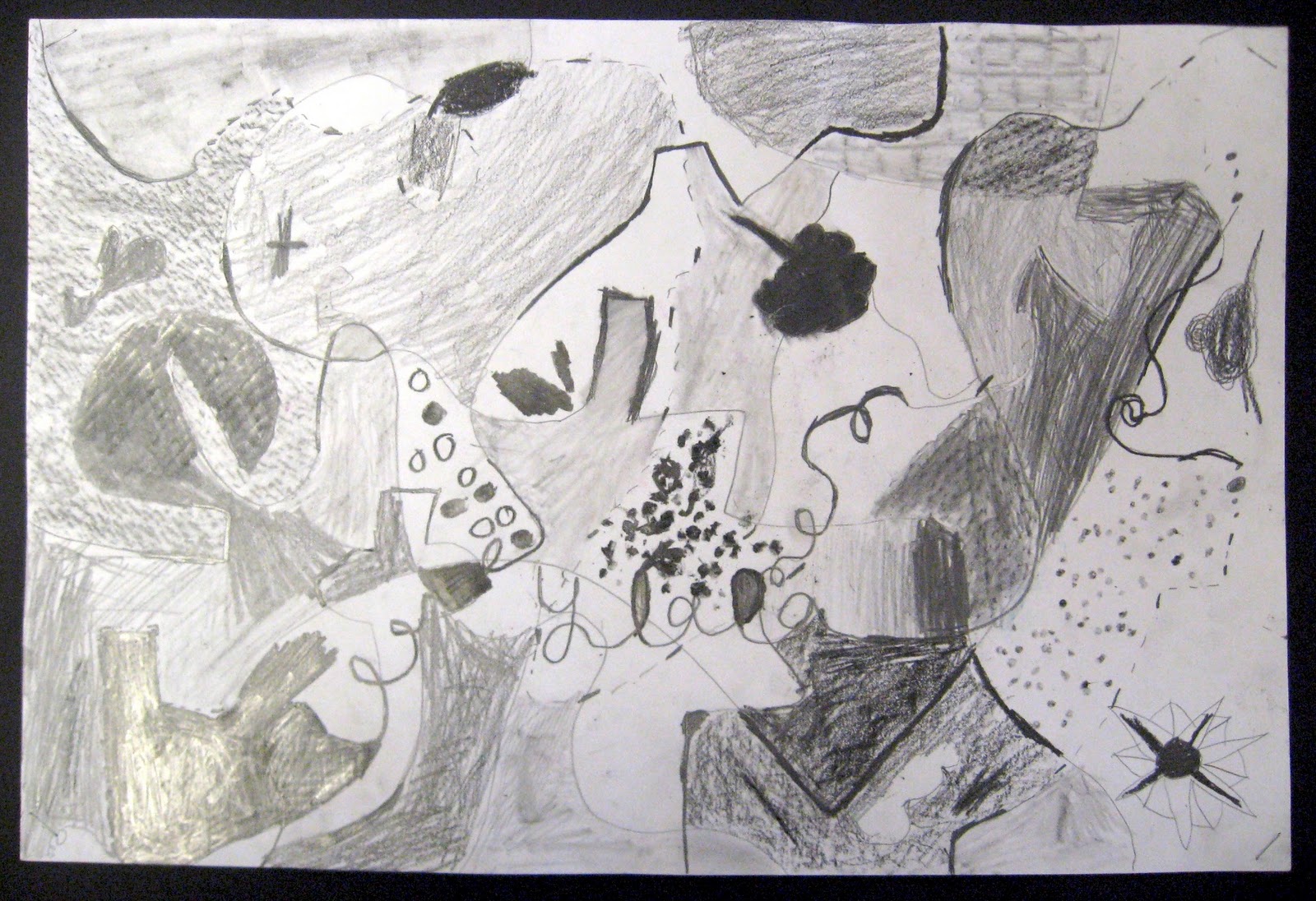 Art is Basic-- Art Teacher Blog: 3rd/4th grade Non-objective drawings