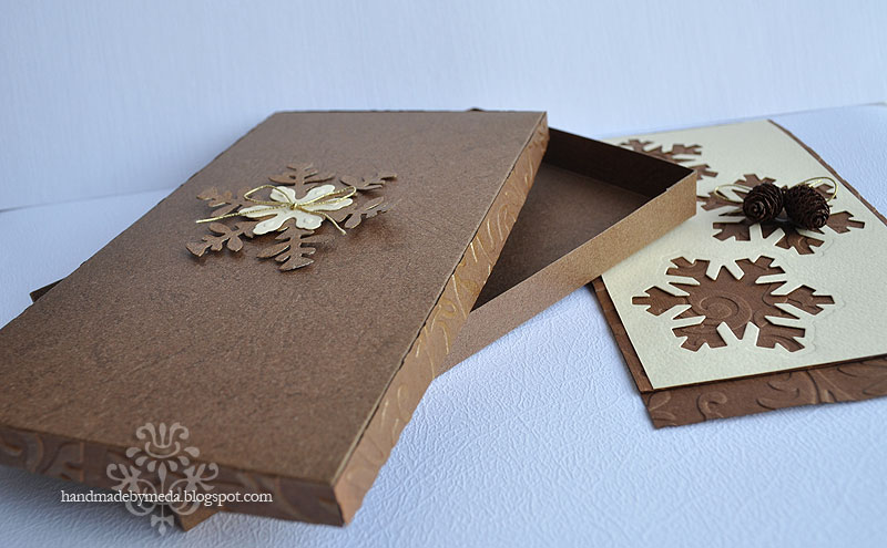 Another Christmas Card in a Box - Handmade by Meda