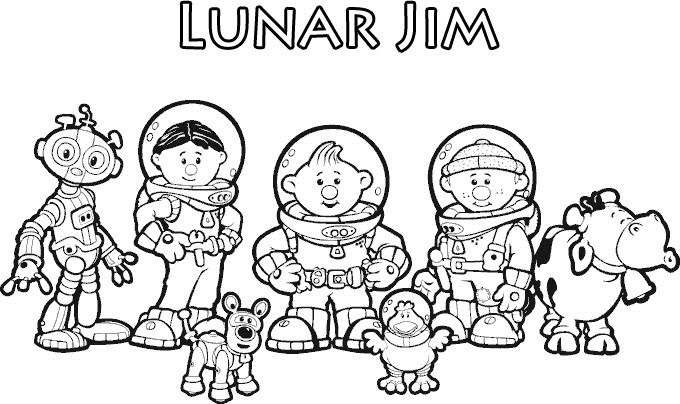Lunar Jim Coloring Pages Coloring Pages