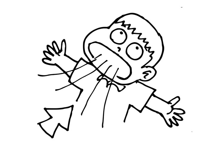 Colorir é Divertido !: Inspirar - Desenhos sobre respiração para Colorir