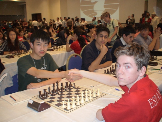 Canadian Youth Chess Team at WYCC 2010: Round 1 photos