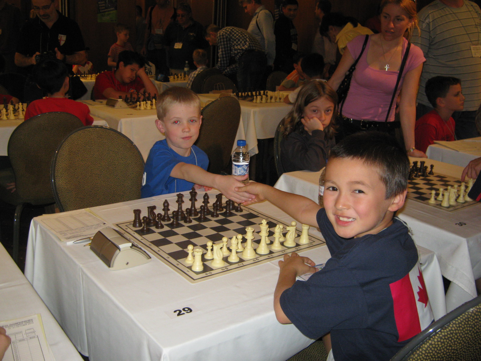 Canadian Youth Chess Team at WYCC 2010: Round 1 photos