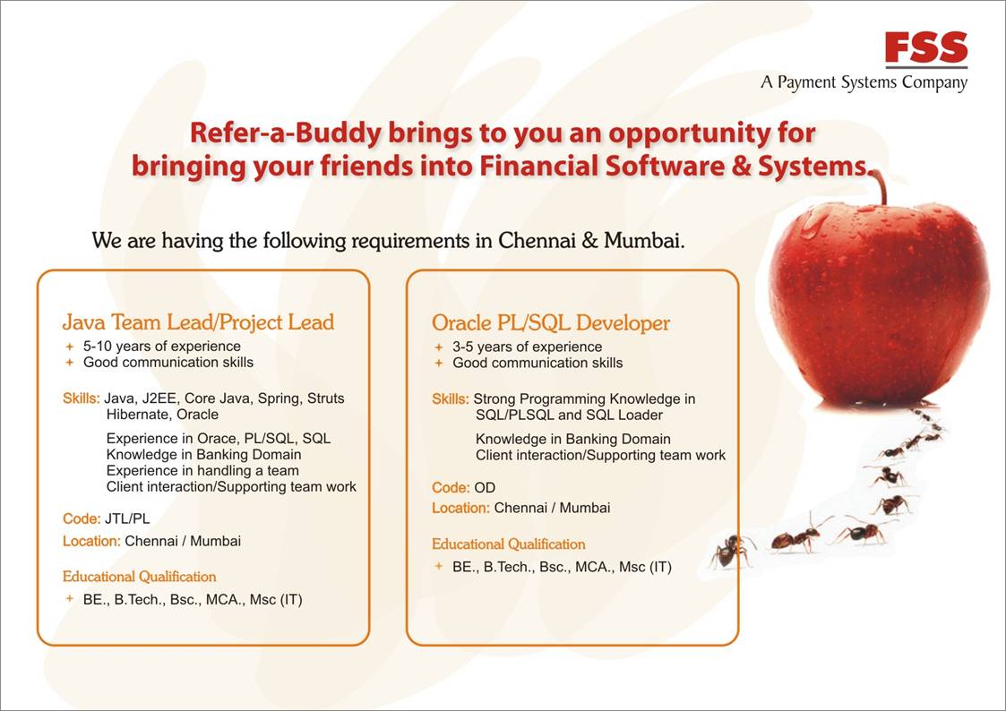 Opportunity is No w Here !: FSS: Buddy' Referral Program - Current ...