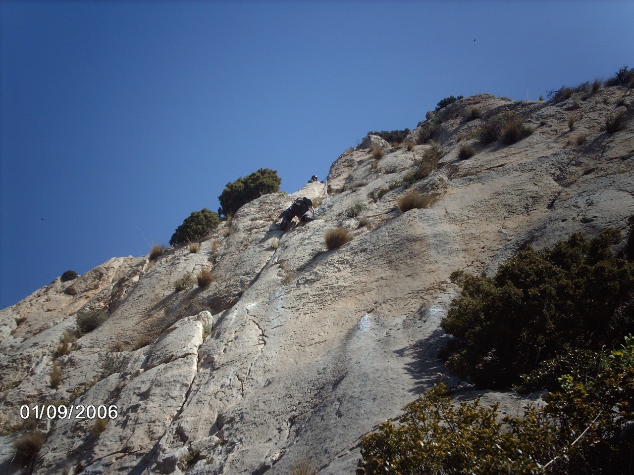 enriquemonte: LEIVA, VIA CARRILLO-CANTABELLA, 6a, 200m. Murcia, SEMANA ...