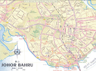Malaysia Travel Guide And Map: Map of Johor | Johor Bahru