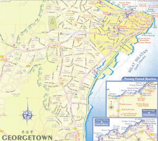 Malaysia Travel Guide And Map: Map Of Penang | GeorgeTown