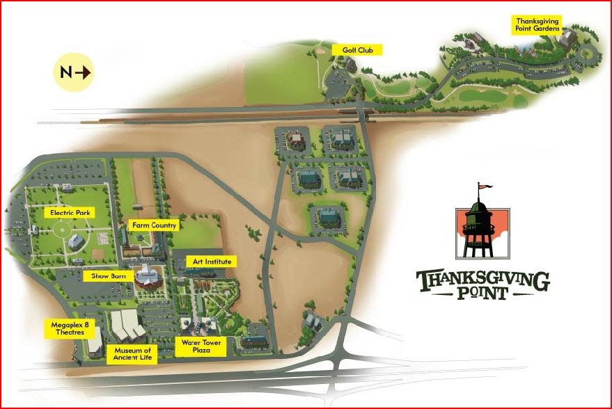 IPT 664 Design Log: Thanksgiving point map