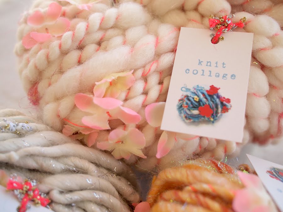 Fancy Tiger Crafts: Knit Collage Yarns are Cute!