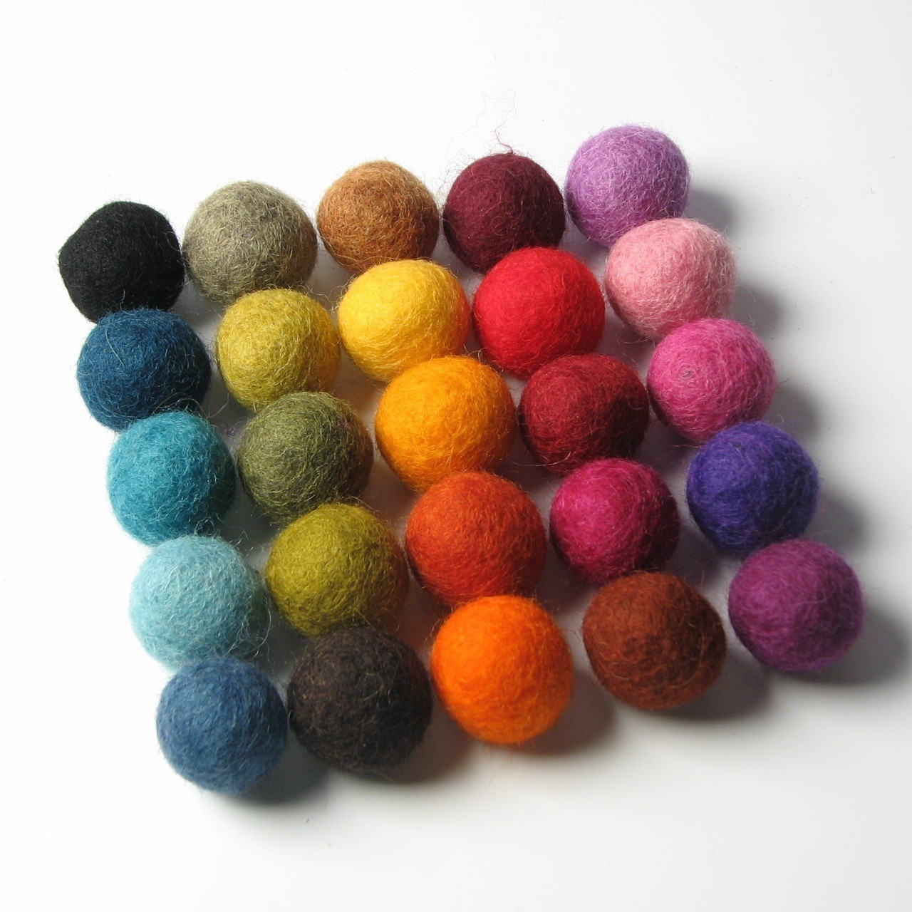Fancy Tiger Crafts: New! Felted Wool Baubles and Bits