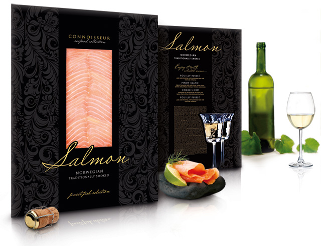 Say Hi! To Design: Connoisseur Salmon - Premium Salmon Packaging
