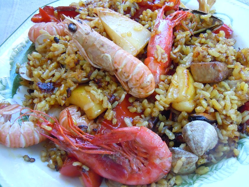 Arroces (III): Con mariscos