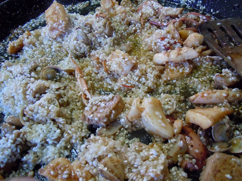 Arroces (III): Con mariscos